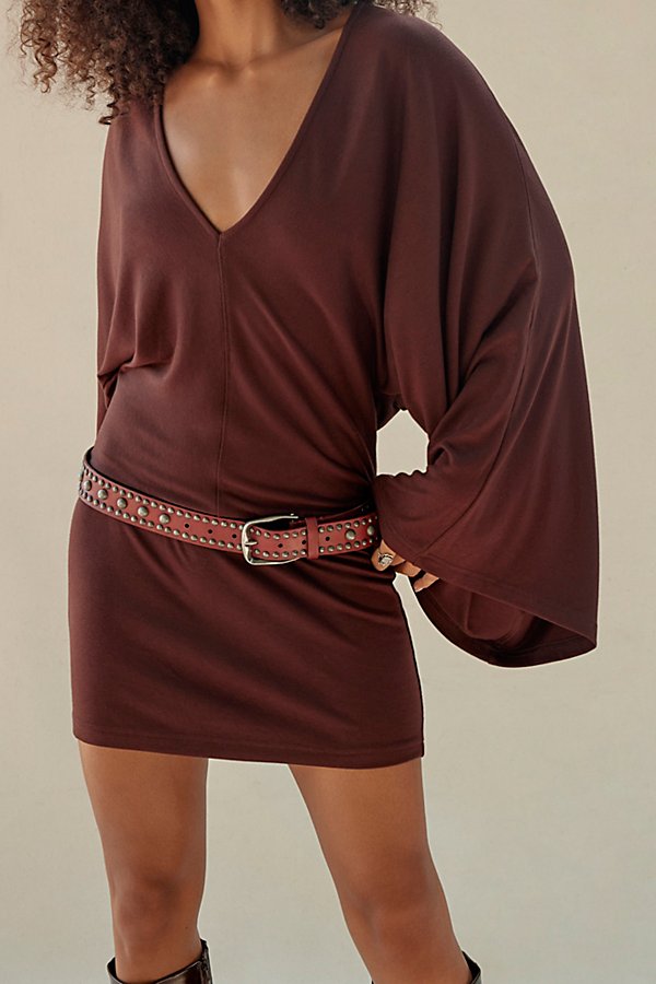 FREE PEOPLE We The Free Sola Studded Leather Belt